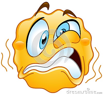 Vibrating Emoticon Vector Illustration | CartoonDealer.com #191486816