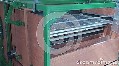 Vibration Sorting Machine stock video. Video of screen - 153334759