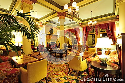 Victorian Hotel Lobby Stock Images - Image: 8765124