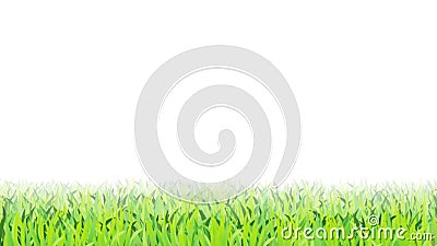 Video Animation with Grass Leaves Growing and Moving in the Wind, with ...