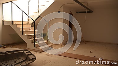 Video Basement Demolition Destruction Process Stock Footage - Video of ...