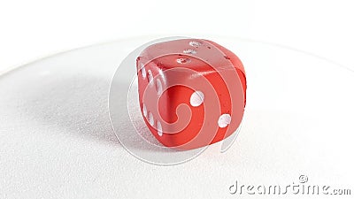 Video 360 Degrees, Red Dice. Type Of Dice From Different Sides Stock ...