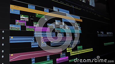 Video Editing Process stock footage. Video of camera - 110665996