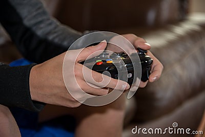 Video Game Controller - Hand Placement Royalty-Free Stock Image ...