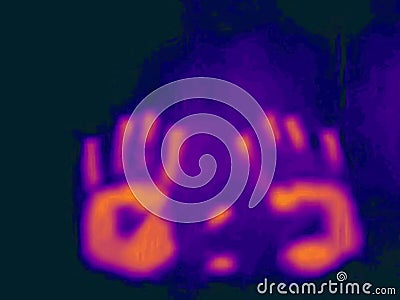 Heat Transfer between Hands and Surface Captured with Infrared Thermal ...