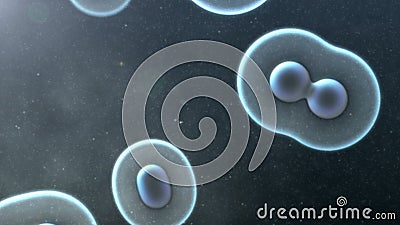 Cell division background stock footage. Video of microscope - 194127198