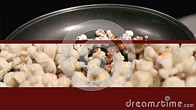 Videos of popcorn popping stock video. Video of bouncing - 43118817