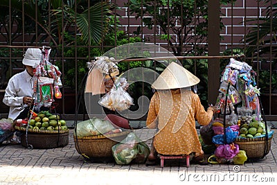 Vietnam Street Hawkers Royalty Free Stock Photo - Image: 5310145