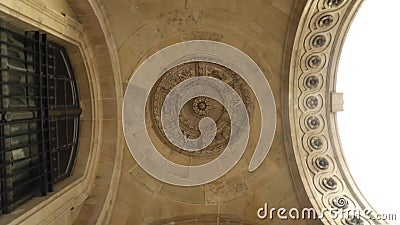 View from the Bottom of the Old Stone Ceiling with Elements of ...