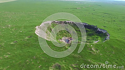 View of the Crater from a Nuclear Explosion Stock Footage - Video of ...