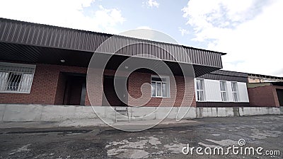 View of Exterior of Small Factory. Action Stock Footage - Video of ...