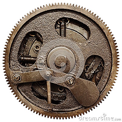View Of Gears From Old Mechanism Stock Photo | CartoonDealer.com #15233988