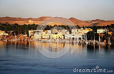 View Over Aswan, Egypt Stock Photos - Image: 12396433