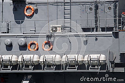 View Of Rear Section Of A Battleship Editorial Image | CartoonDealer ...