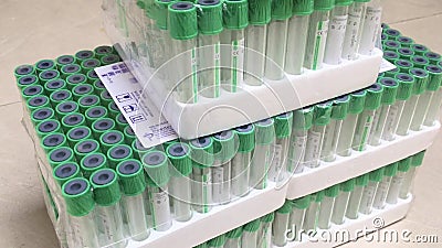 View of Testing Medical Vials Useful in Various Blood Sample ...