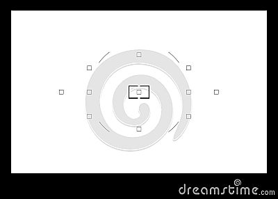 Viewfinder Cartoon Vector | CartoonDealer.com #11843775