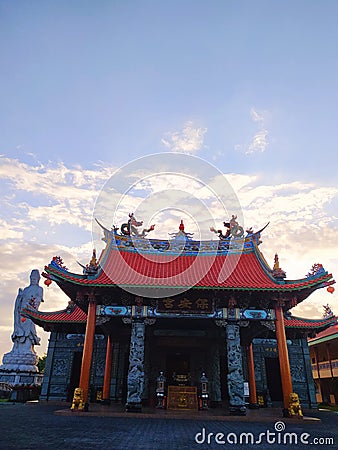 Vihara Satya Dharma At Benoa Harbour Denpasar Bali Editorial Photo ...