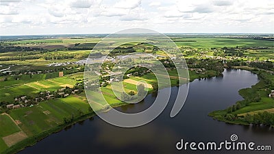 Village with a Bird S-eye View Stock Footage - Video of landscapes ...