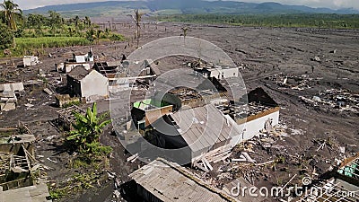 The Village after the Eruption of the Semeru Volcano on December 4 ...