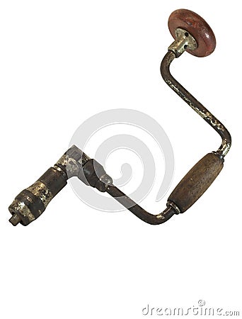 Vintage Auger Drill Royalty Free Stock Photography - Image: 25708917