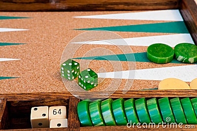 Vintage Backgammon Board Detail Stock Image - Image: 20926331
