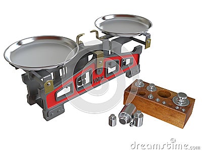 Vintage Balance Scale Stock Image | CartoonDealer.com #32694967