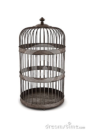Vintage Bird Cage Stock Image | CartoonDealer.com #177392017