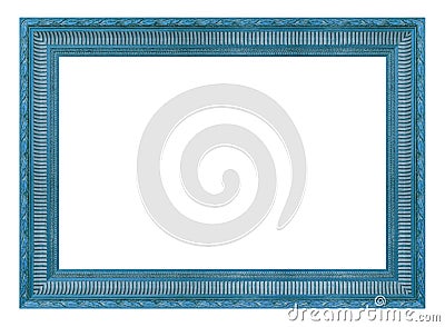 Vintage Blue Frame Royalty-Free Stock Photography | CartoonDealer.com ...