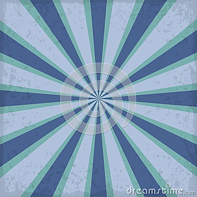 Vintage Blue Rising Sun Or Sun Ray,sun Burst Retro Background Design ...
