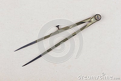 Vintage Bronze Dividers Calipers Nautical Navigation Chart Tool Stock ...