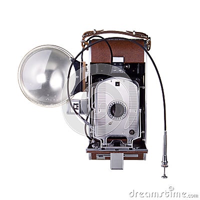 Vintage Camera With Flash Stock Photos - Image: 3965423