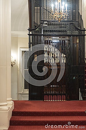 Vintage Elevator Stock Photo - Image: 62731637