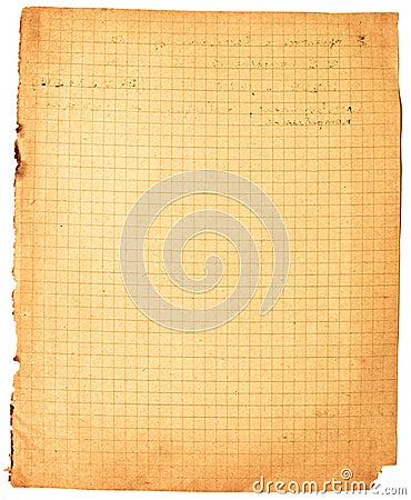 Vintage Lined Paper Stock Photos - Image: 3240873