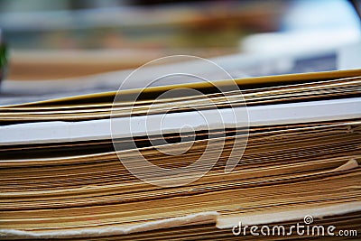 Vintage Magazines Texture Stock Photo | CartoonDealer.com #78528630