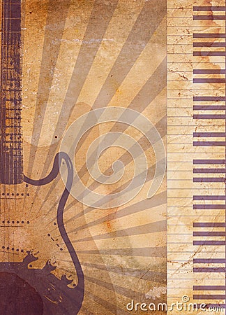 Vintage Musical Background Royalty-Free Stock Photography ...