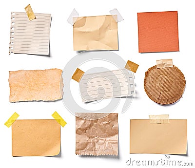 Vintage Note Paper Royalty Free Stock Photos - Image: 27981578