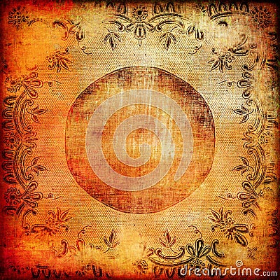 Vintage Orange Background Stock Image | CartoonDealer.com #5357347