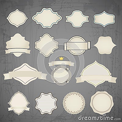 Vintage Paper Labels Royalty Free Stock Image - Image: 22487506