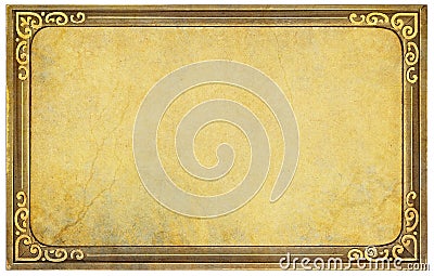 Vintage Postcard Frame Royalty Free Stock Photography - Image: 28193987