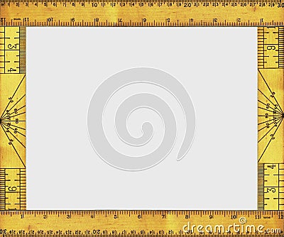 Vintage Ruler Border Royalty-Free Stock Photography | CartoonDealer.com ...