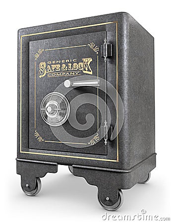 Vintage Safe Stock Photography | CartoonDealer.com #7591706