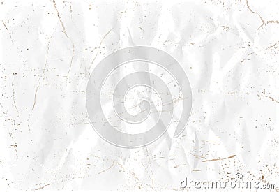 Vintage Style Creased Paper Vector Template With Micro Blots ...