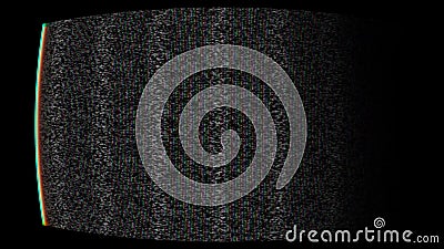 Vintage Switch on, Turn Off Television Loop Animation Background. Stock ...