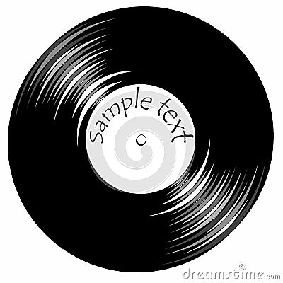 Vintage Vinyl Record With Space For Text Royalty Free Stock Image ...