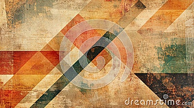 Vintage Vinyl Texture With Modern Geometric Overlay And Subtle ...