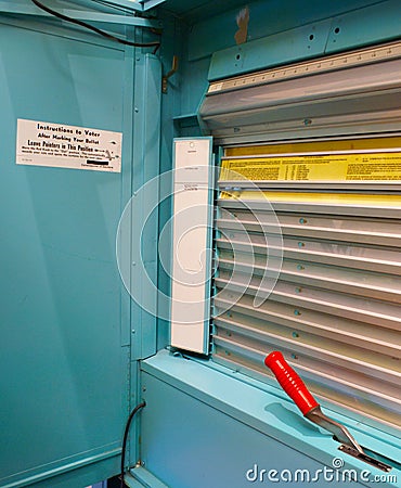 Vintage Voting Booth Stock Photos - Image: 7520363