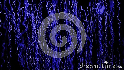 Violet Blue String Particles Stock Footage - Video of science, exotic ...