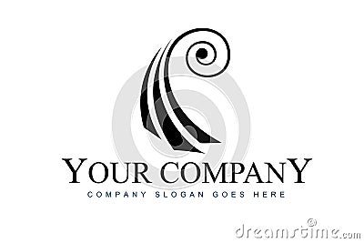 Violin Abstract Logo Royalty Free Stock Image - Image: 27438456