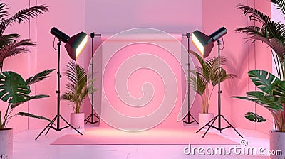 Virtual Background For A Professional Webinar Stock Photo ...