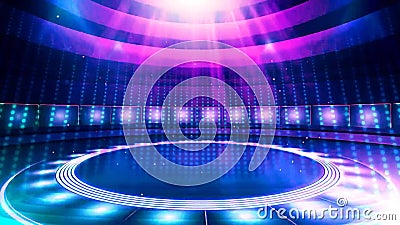 Virtual Entertainment Studio Set Background Stock Footage - Video of ...